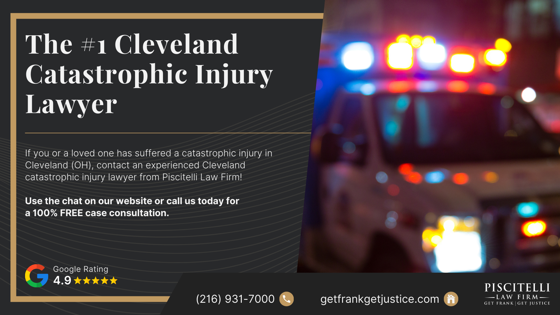 Cleveland Catastrophic Injury Lawyer | Call (216) 931-7000