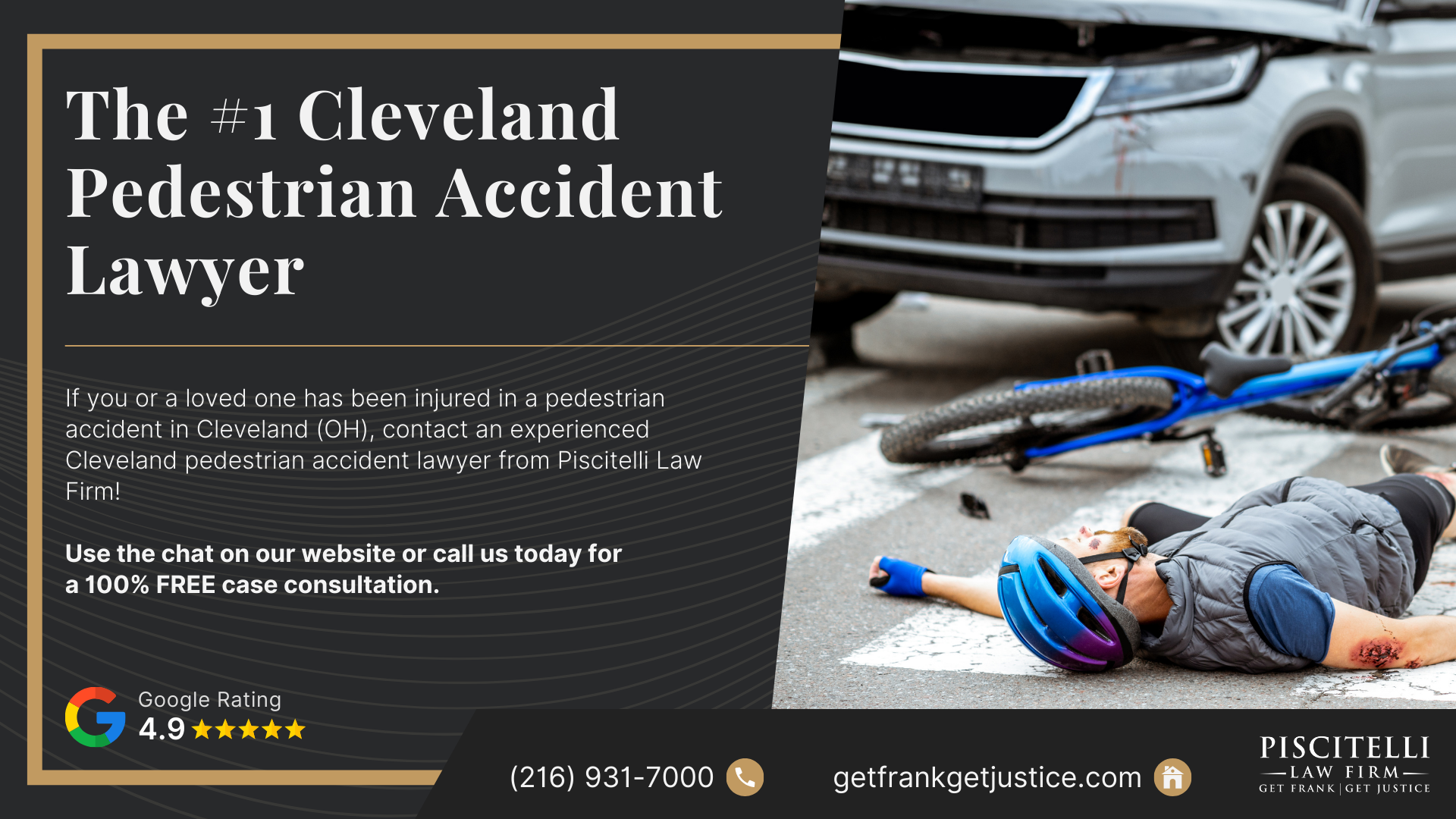 Cleveland Pedestrian Accident Lawyer | Call (216) 931-7000