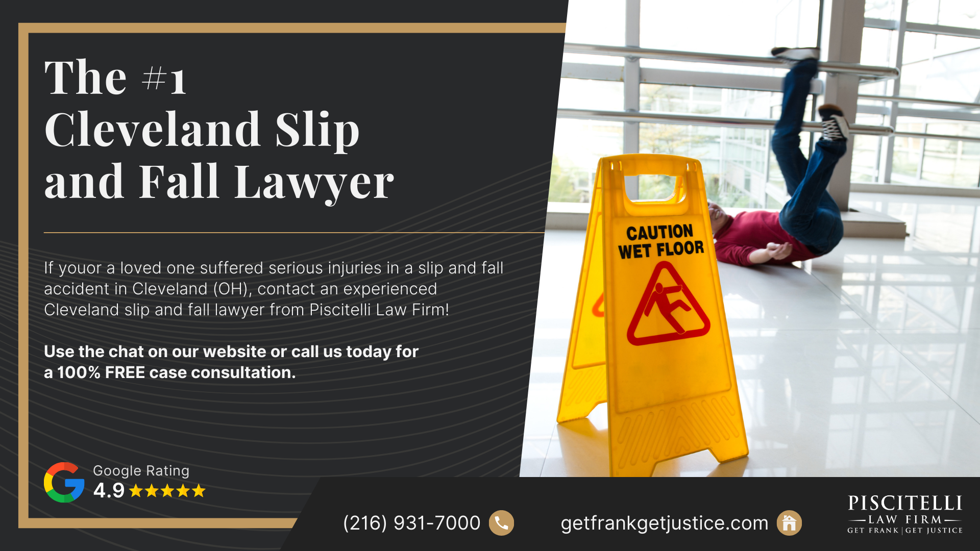 The #1 Cleveland Slip And Fall Lawyer | Call (216) 931-7000