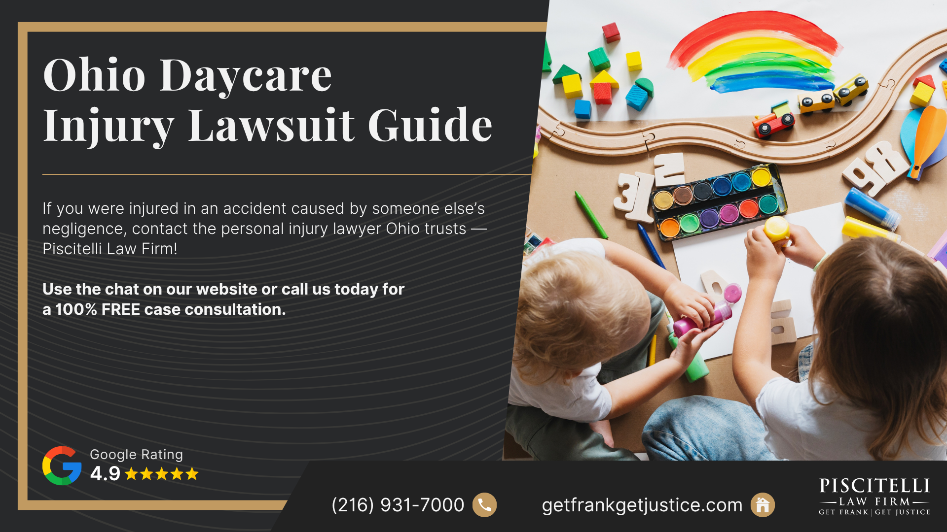 Ohio Daycare Injury Lawsuit [2026 Guide] | Piscitelli Law Firm